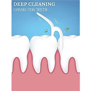 LOMEVE 20oz Mouthwash Dispenser Wall Mounted, Plastic Mouthwash Dispenser for Bathroom, Mouthwash Container with 50 Dental Floss, Glass Cup, and Adhesive Hook