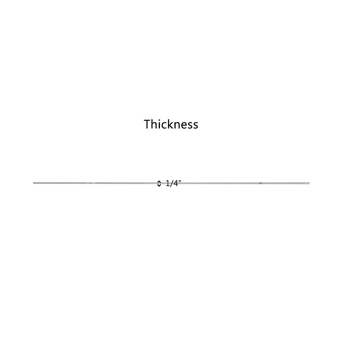 Sibe-R-Plastics Supply 0.236" (1/4") 6mm Thick Clear Acrylic Plexiglass Sheet [Pick Your Size] (6" x 12")