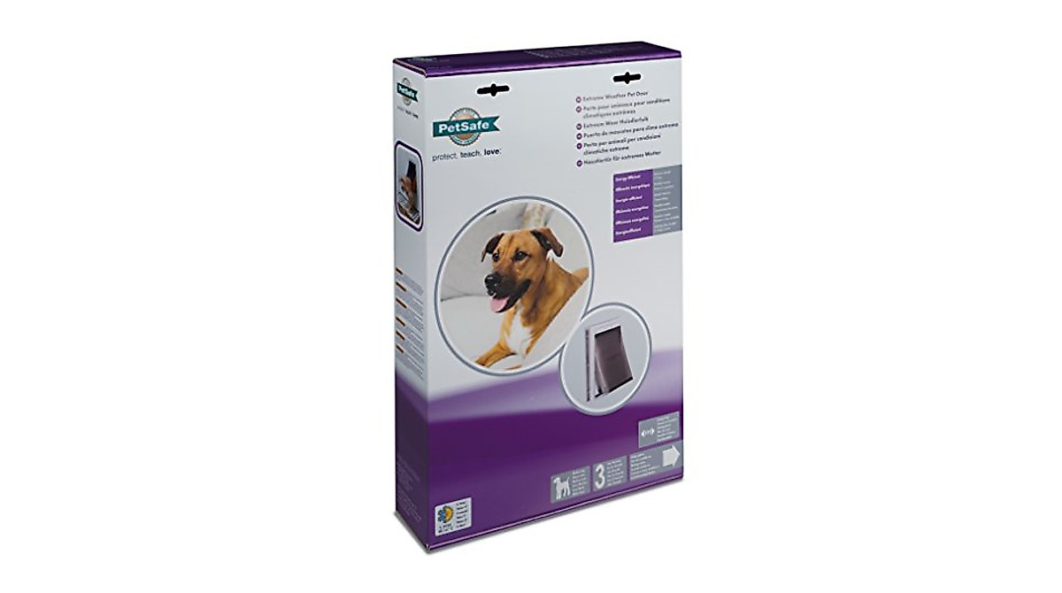PetSafe Extreme Weather Pet Door Medium – Energy-Efficient & Easy Install