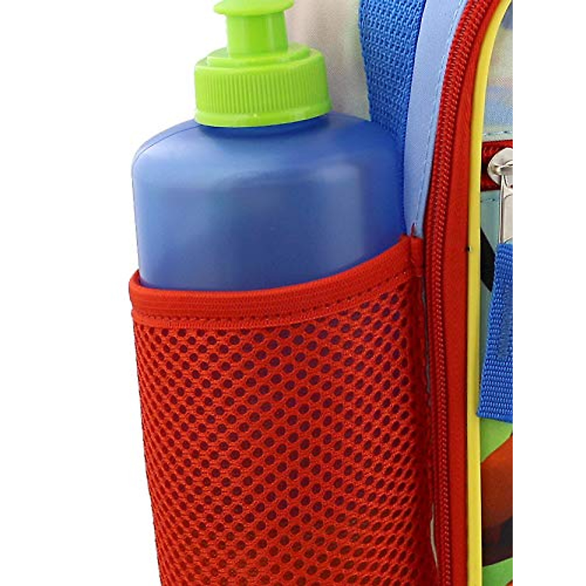 Disney Mickey Mouse Boys Girls Toddler Soft Insulated School Lunch Box (One Size, Red/Blue)