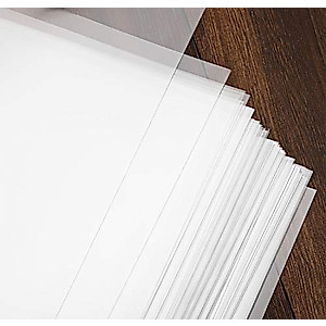 100 pcs Clear 4" x 10"(10x25.5cm) Flat Cello Cellophane Bags Poly Treat Bags mils for Gift Wrapping, Bakery, Cookie, Candies, Toast, Dessert, Party Favors Packaging with Color Twist Ties!