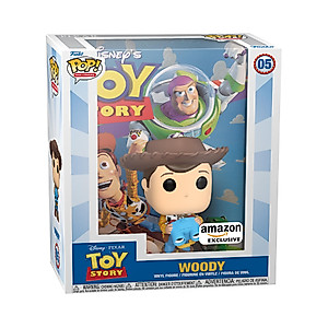 Funko Pop! VHS Cover: Disney - Toy Story, Woody Holding Lenny (Amazon Exclusive)