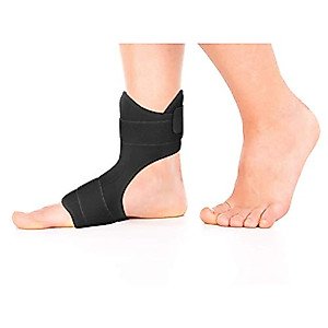LIOOBO Plantar Fasciitis Night Splint Adjustable Drop Foot Orthotic Brace Ankle Support for Sports Protection Sprained Ankle Stabilizer Plantar Fasciitis Injury Recovery