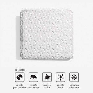 Bedgear Ver-Tex Cooling Crib Mattress Protector - Waterproof and Instant Cooling Mattress Cover for Bed - Deep Pockets and Adjustable Base Friendly - Hypoallergenic