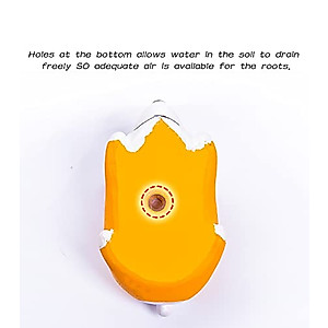 Cute Corgi Sleeping Pet Flowerpot with Drainer Garden Flowerpot Resin Succulent Potted Bonsai Plant Stand Home Desk Mini Ornaments Balcony Gardening Flowerpot Does Not Contain Plants