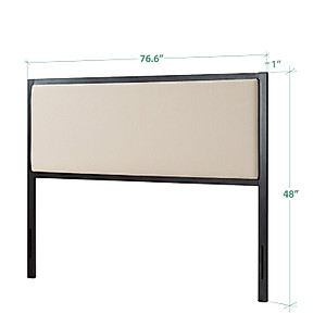 ZINUS Kendal Upholstered Headboard, Easy Assembly, King