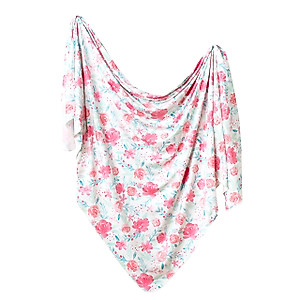 Copper Pearl Large Premium Knit Baby Swaddle Receiving Blanket June