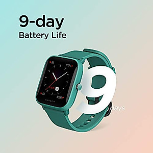 Amazfit Bip U Pro Smart Watch with Alexa Built-In for Men Women, GPS Fitness Tracker with 60+ Sport Modes, Blood Oxygen Heart Rate Sleep Monitor, 5 ATM Water Resistant, for iPhone Android(Green)