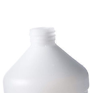 Consolidated Plastics Modern Round Bottle with Cap, HDPE, 32 oz, 12 Piece