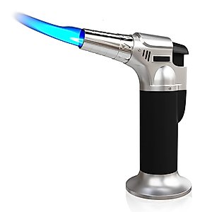 Sabia Collections Butane Torch, Refillable Kitchen Torch Lighter Blow Torch with Safety Lock, Adjustable Flame, Culinary Torch for Creme Brulé, Desserts and Baking, (Butane Gas Not Included)