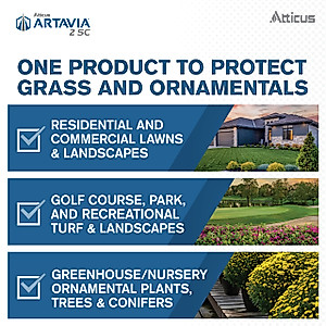 Atticus Artavia 2SC Azoxystrobin 22.9% Fungicide (16oz) - Compare to Heritage - Broad Spectrum Ornamental Disease Protection