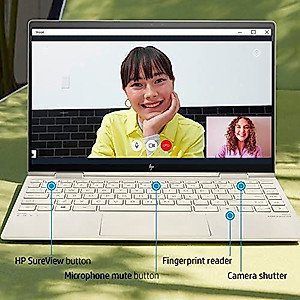 2022 Newest HP Envy x360 2-in-1 13.3" OLED Touch-Screen Laptop, Intel Evo Core i7-1195G7(Up to 5.0 GHz), 8GB RAM, 512GB PCle SSD, Fingerprint Reader, Backlit Keyboard, Windows 11, Natural Silver