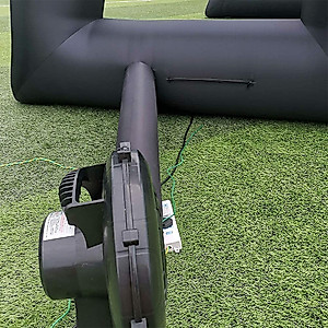 28 ft Inflatable Movie Screen Outdoor Incl Blower - Front and Rear Projection - Portable Blow Up Projector Screen for School, Churches, Grand Parties, Backyard Pool Fun