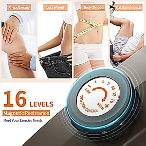 Niceday Indoor Recumbent Exercise Bike Workout Equipment for Home Gym with Dust Cover 400LBS Weight Capacity