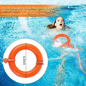 AnKun Water Rescue Throw Bag with 70FT Length of Rope in 3/10In Tensile Strength Rated to 1844lbs, Emergency Rescue Rope for Kayaking, Boating, Fishing, Rafting, High Visibility Safety Equipment