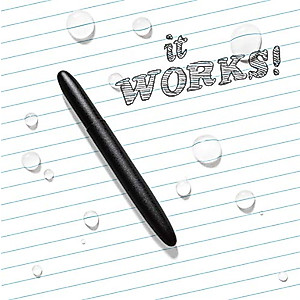 Rite in the Rain Weatherproof Black Metal Bullet Pen - Black Ink (No. 96)