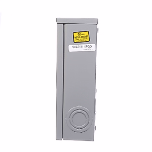 Siemens SUAT111-0PQG 135-Amp, 4 Jaw, Ringless Cover, Horn Bypass, Overhead And Underground Feed, Meter Socket