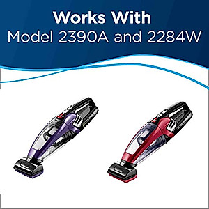 Bissell, 2579 Pet Hair Eraser Lithium Ion Hand Vacuum Replacement Filter 2 Pack, New OEM Part, 2 Count