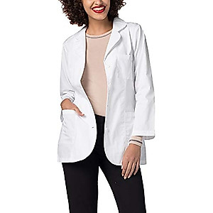 Adar Universal Lab Coats for Women - Princess Cut 30" Consultation Lab Coat - 806 - White - S