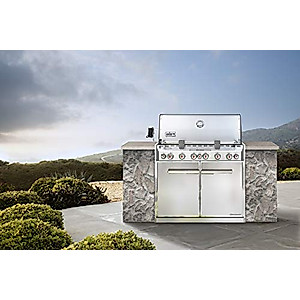 Weber Summit S-660 Built-In Liquid Propane Gas Grill, Stainless Steel