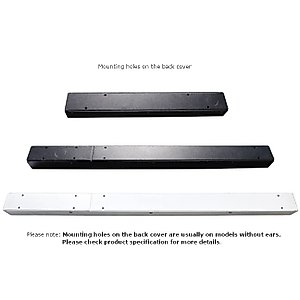 24” Hardwired Power Strip (NO Power Cord), 6 (NEMA 5-20R) Vertical Outlets (NOT Tamper Resistant), with Ears (mounting tabs on Both Ends), 20 Amp, USB, White