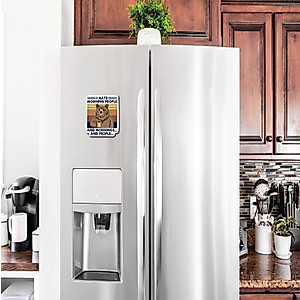 I Hate Morning People and Mornings and People 5 Inch Funny Refrigerator Magnets Dishwasher PM582