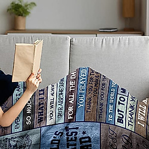 NAZZIUL Dad Birthday Gift,Gifts for Dad Blanket,Dad Gifts from Daughter - Dad Gifts from Son, Gifts for Daddy,Father Gifts,Gifts for Dad Who Wants Nothing,Dad Gift Ideas Throw Blanket 60"x50"