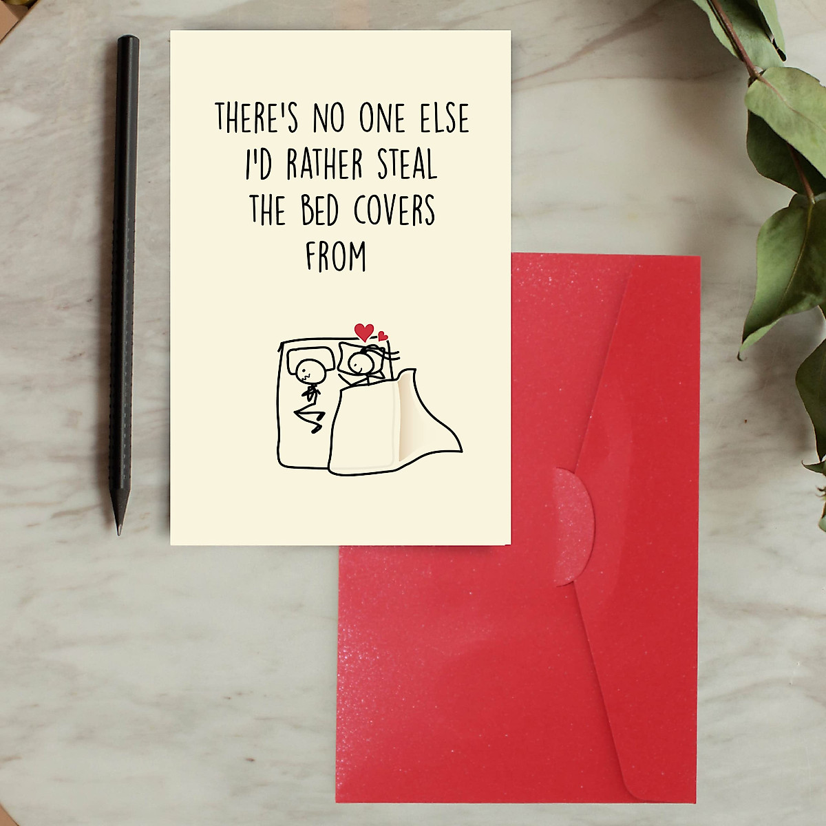Cheerin Funny Greeting Card with Envelope - Anniversary Card - Romantic Birthday Card - Hilarious Gifts for Him Her Girlfriend Boyfriend Wife Husband