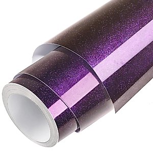 WRAPXPERT Chameleon Purple Permanent Vinyl 12" x5ft Metallic Purple Vinyl Roll Easy Cut and Peel Gradient Color Change Vinyl for Crafts Signs Lettering Graphics