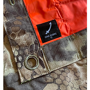 One Sabre Multipurpose Air Panel (MAP) - Signal Panel, Ground Marker, 100% Ripstop, Pack Cover, Sack, (MC Tan)