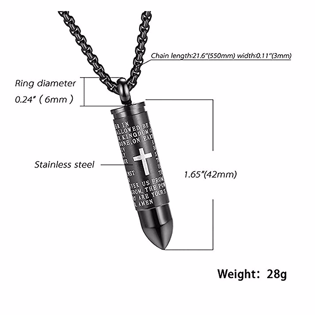 VIUJUH Urn Necklace, Cremation Urn Necklace for Ashes, Celtic Keepsake Memorial Pendant Waterproof Jewelry, Stainless Steel Locket (Silver-Spanish version)