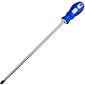 Phillips Screwdriver QM-STVR 12 Inches Long Screwdriver Length Shank Screwdriver Magnetic Tip Cross Head Number 2 Screwdriver