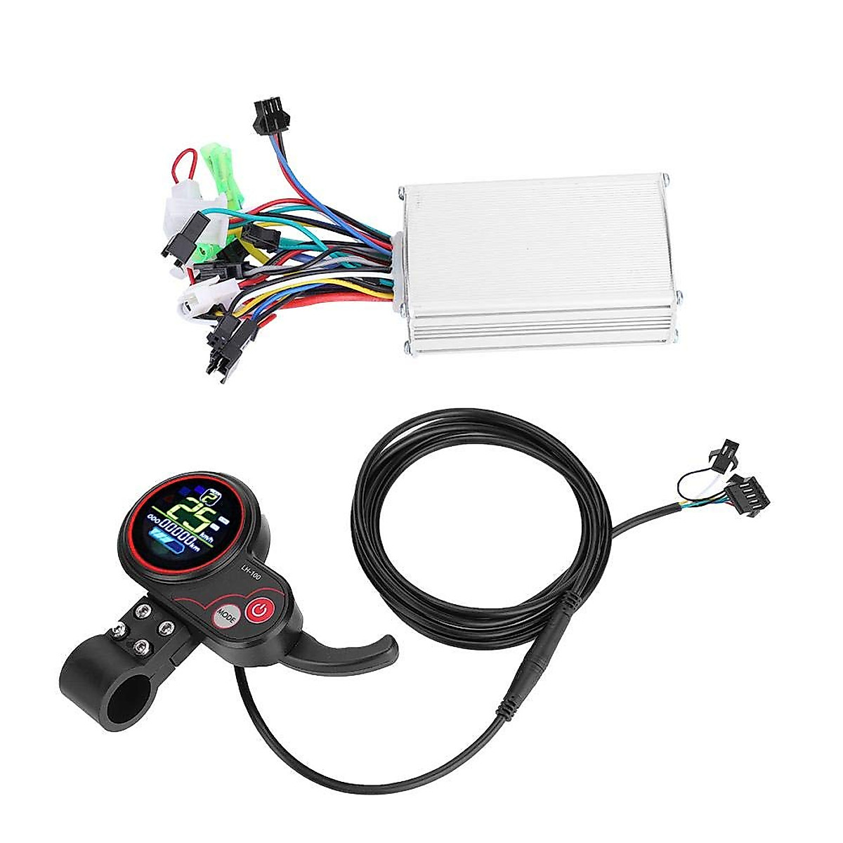 VGEBY1 E-Bike Controller, Electric Scooter Controller with LCD Display Control Panel and Shift Switch Accessory for Electric Bike Scooter (36V)