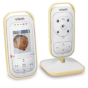 VTech VM311-13 Yellow Video Baby Monitor with Automatic Infared Night Vision, Talk-Back Intercom, Digitized Transmission & 1,000 feet of Range