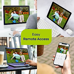 SANNCE Wired Security Camera System, 8CH CCTV DVR with 1TB Hard Drive and 8Pcs Outdoor Surveillance Cameras, Support 100ft Night Vision, Waterproof, Remote Access, Motion Alert, for 24/7 Recording