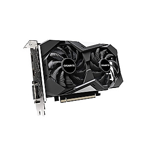 Gigabyte GeForce GTX 1650 D6 WINDFORCE OC 4G (rev. 2.0) Graphics Card, 172mm Compact Size, 4GB 128-Bit GDDR6, GV-N1656WF2OC-4GD REV2.0 Video Card