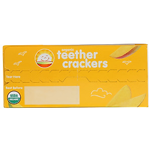 Happy Baby Organic Mango & Pumpkin Teether Crackers 12 Count, 1.7 OZ