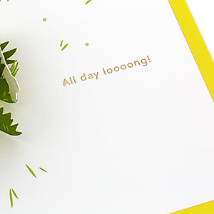 Hallmark Signature Paper Wonder Pop Up Birthday Card, Fathers Day Card (Dachshund, Happy All Day Long) (1299RZH1143)