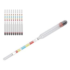 CATOO Homebrew Hydrometer, 20 Range, 0.05 Accuracy, Easy to Observe, 3 Scales, Homebrew Indicator, Sensitive Response