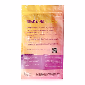 WATCH ME GLOW Silk Exfoliating Glove 100% Turkish Silk DEEP EXFOLIATING Body Scrubber Dead Skin Removal Body Exfoliator SMOOTHS SKIN and Keratosis Pilaris Exfoliating Mitt