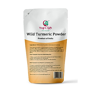 Kasturi Turmeric Powder for Skin Care | Wild Turmeric Powder | Aka Kasturi Manjal Powder | Best for Preparing Turmeric Face Mask | Get Clear and Glowing Skin Naturally | 100grams / 3.5 Oz pack