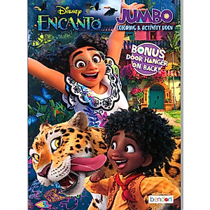 Disney Princess Coloring Book Activity Set for Kids Featuring Disney Princess, Encanto, Moana and Frozen