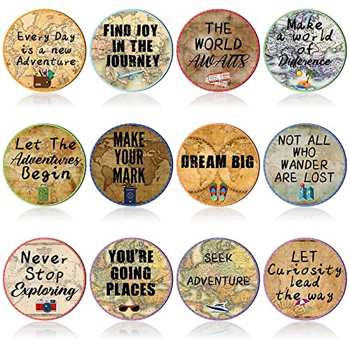 Travel Themed Classroom Decor - 48 Motivational Signs for School