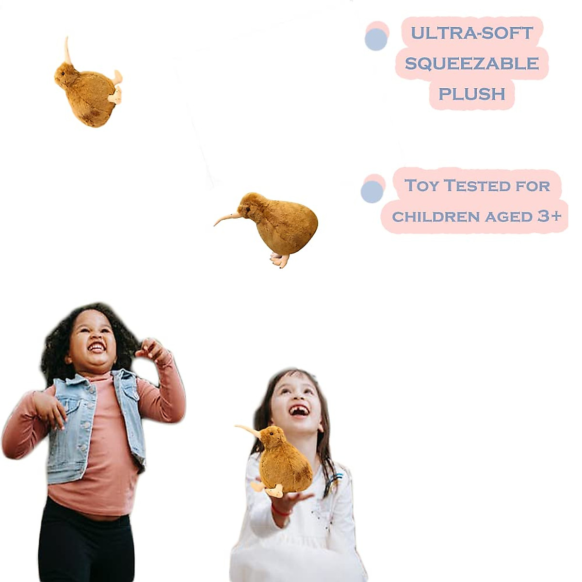 CHELEI2019 7.9" Kiwi Bird Stuffed Animal Plush Cute Hugging Pillow Soft Toy,Gifts for Kids