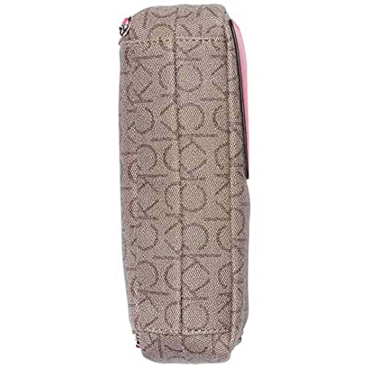 Calvin Klein Jana Novelty Convertible Crossbody & Belt Bag, Almond/Taupe/Pink Flambe