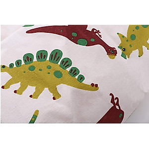 Dinosaur Laundry Basket Extra Large 19.7 x 15.7 Inch, ZUEXT 63L Canvas Fabric Collapsible Clothes Bin,Waterproof Laundry Hamper, Nursery Toy Bins, Kids Boys Girls Storage Baskets for Bedroom