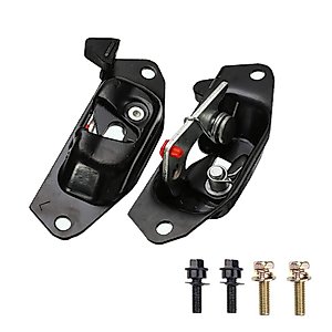 A ABIGAIL Left & Right Pair Tailgate Latch Lever with Striker Bolt, Fit for 1999-2007 Chevy Silverado. Avalanche, GMC Sierra, Cadillac Escalade, Replace # 15921948 15921949, Rear Gate Lock Latch