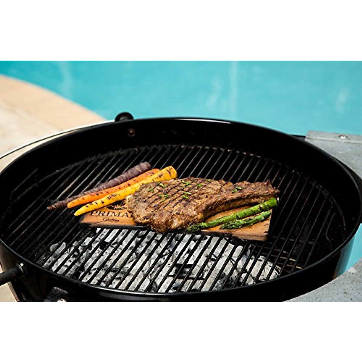 Premium Cedar Planks for Grilling | Thicker Design for Moister & More Flavorful Salmon, Steaks, Seafood & More | More Uses Per Cedar Plank | Free Recipe Card | Just Soak, Grill & Serve | 5 Pack