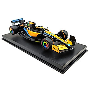JODIYAAH 1:43 2022 F1 McLaren MCL36 #3 Daniel Ricciardo #4 Lando Norris Alloy Luxury Vehicle Diecast Cars Model Toy (2022 MCL36 #3 Hardcover)