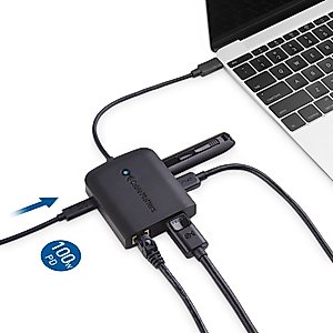 Cable Matters USB 3.0 KVM Switch DisplayPort 1.4 for 2 Computers and USB C Hub DisplayPort 1.4 Bundle